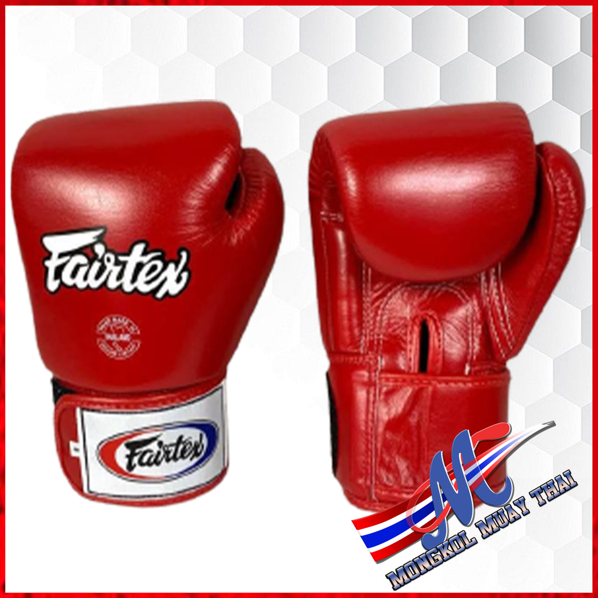 Boxing Glove Fairtex BGV9 Red 8Oz – Mongkol Muay Thai Fight Gear