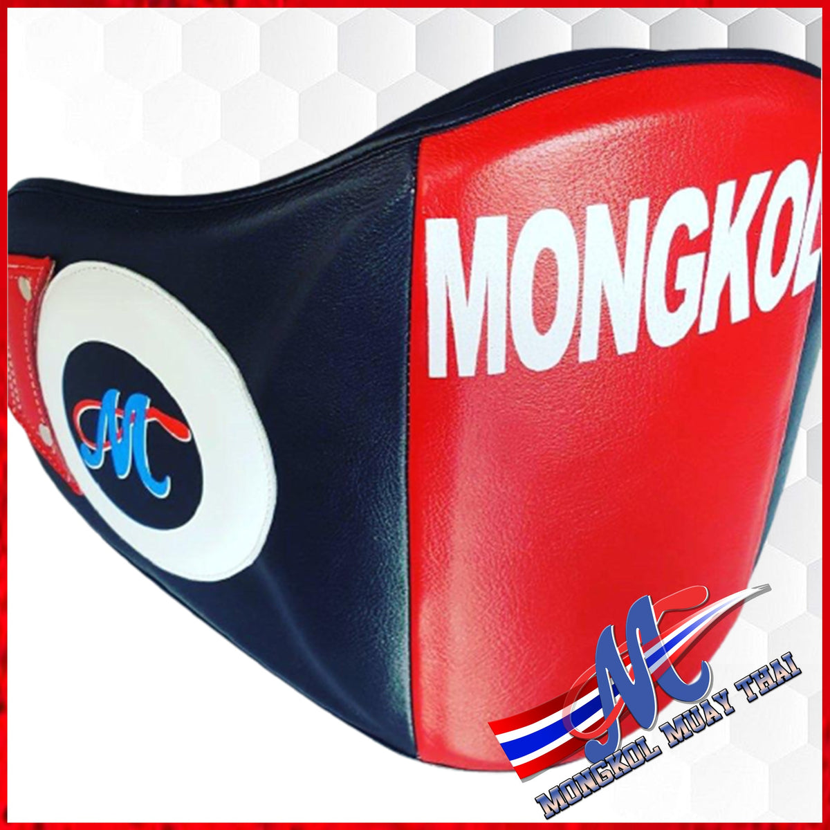 Mongkol Thai Boxing Belly Pad | Kicks Pads | Thai Kick Pds and Focus ...