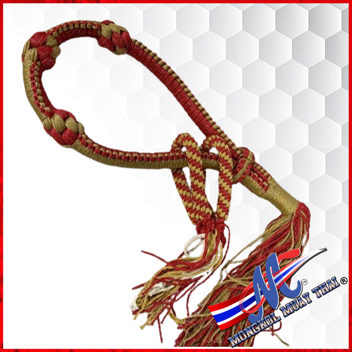 Mongkol Headband Gold/Red 3pc set – Mongkol Muay Thai Fight Gear